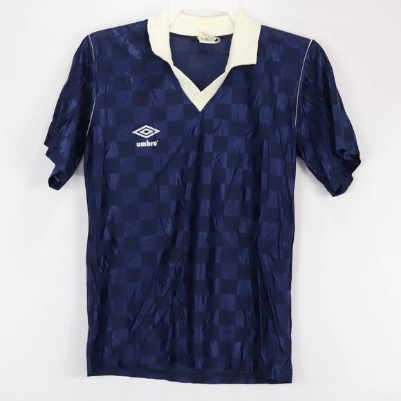 Umbro | Shirts | 8s New Umbro Mens Checker Soccer Jersey Navy Blue ...